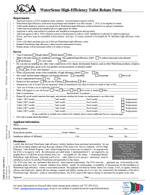 Fillable Online jamescitycountyva WaterSense High-Efficiency Toilet Rebate Guide & Form Fax ...