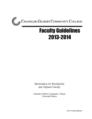 Fillable Online CGCC Faculty Guidelines - Early Childhood and Teacher Education bb Fax Email ...