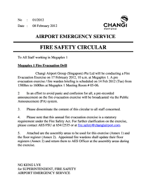 Fillable Online Fire Safety Circular Megaplex 1 Fax Email Print - pdfFiller