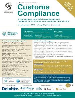 Fillable Online Customs Compliance - C5 Fax Email Print - pdfFiller