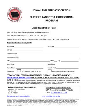 Fillable Online iowalandtitle Iowa land title association certified ...