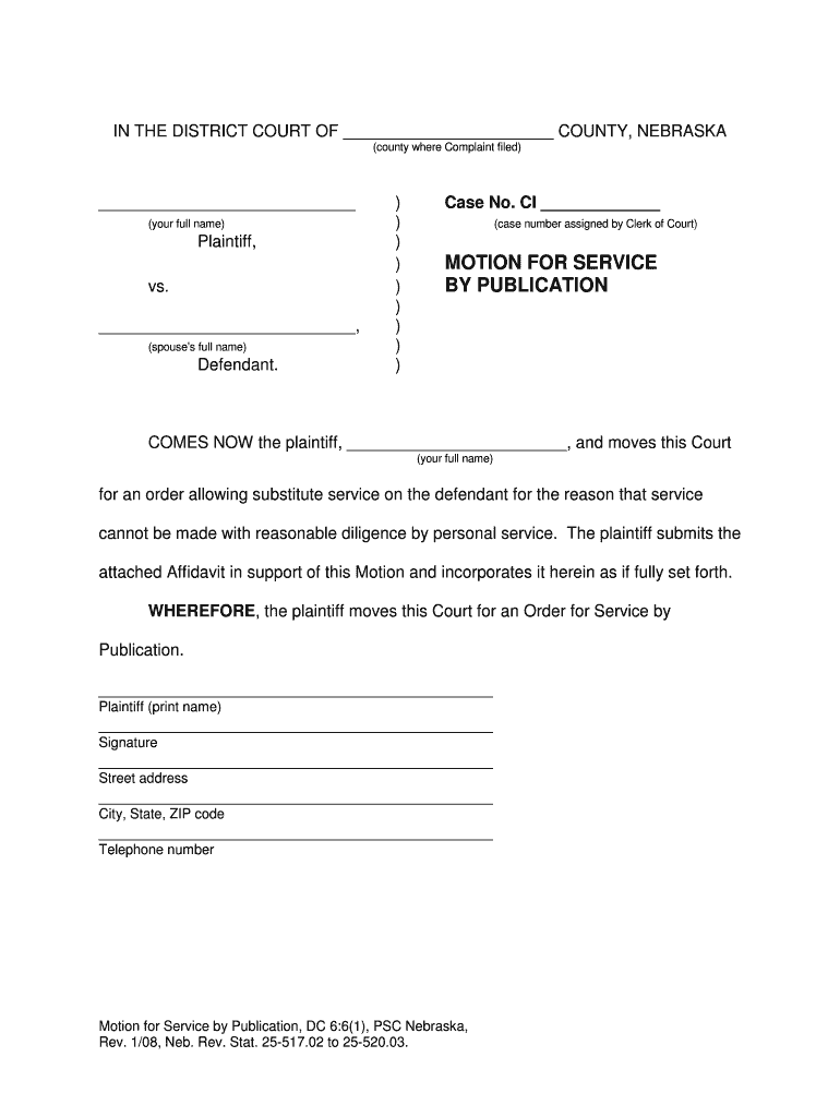 Fillable Online (case number assigned by Clerk of Court) Fax Email ...