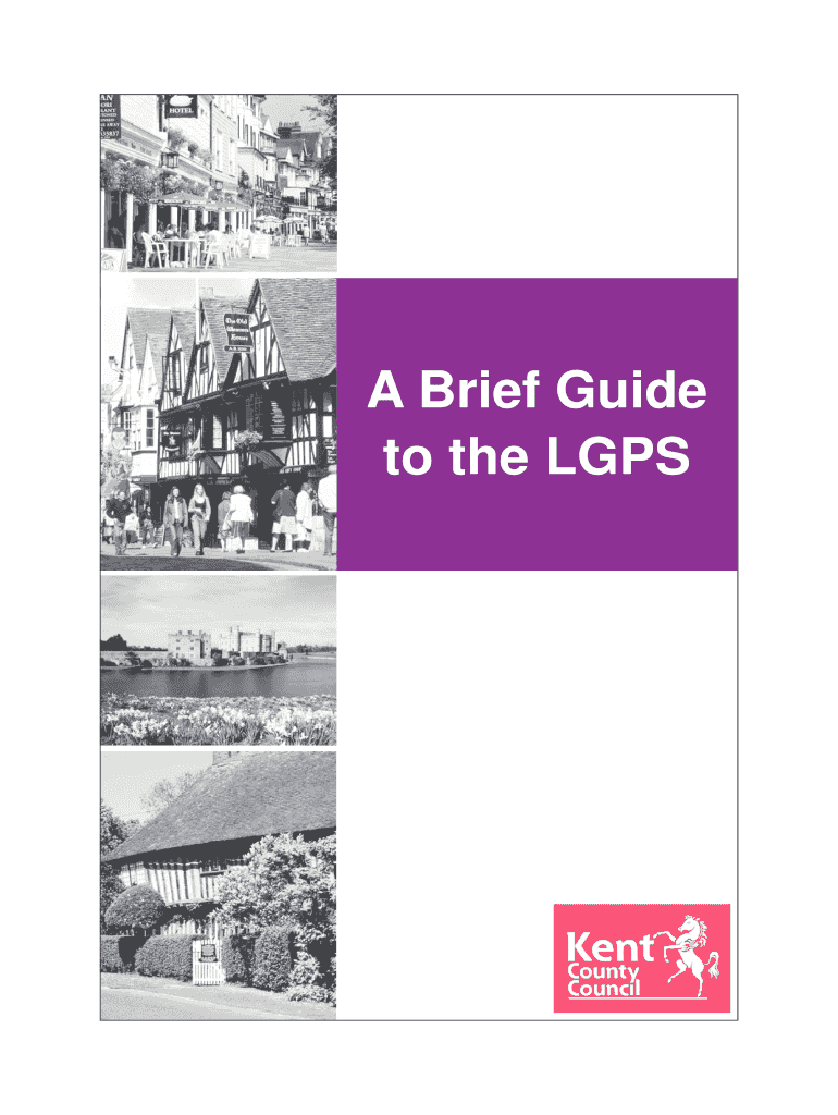 Fillable Online A Brief Guide to the LGPS - Kent County Council Fax ...
