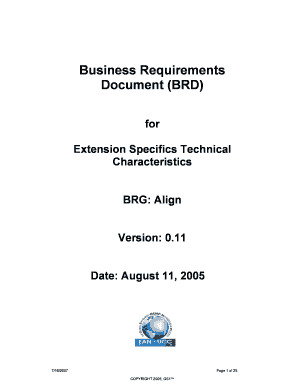 Fillable Online Document (BRD) Fax Email Print - pdfFiller