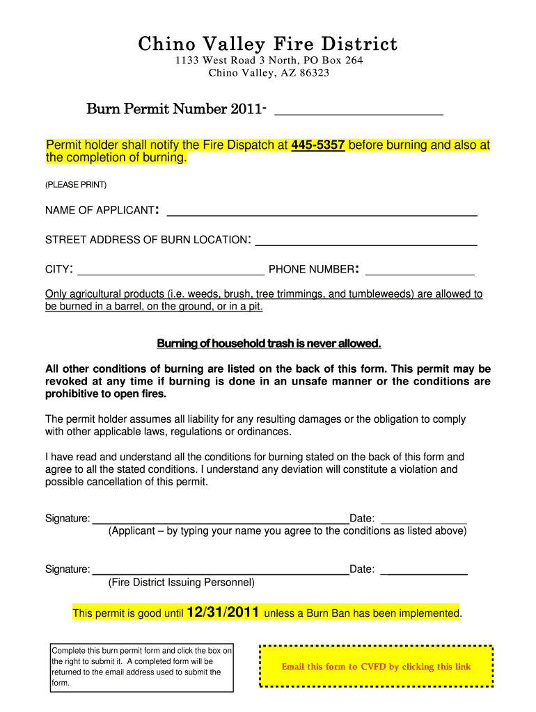 Fillable Online Burn Permitdocx Fax Email Print - pdfFiller