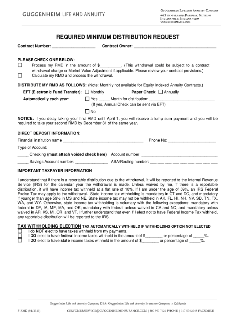 Fillable Online Service Forms - Guggenheim Life and Annuity Company Fax Email Print - pdfFiller
