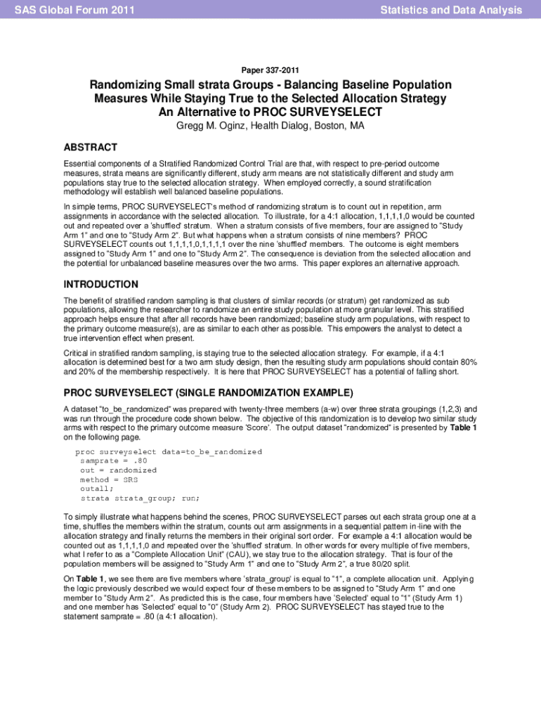 Fillable Online Implementing Sas Grid Computing In An Sas Support Fax Email Print Pdffiller