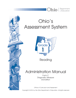 Fillable Online Ohios Assessment System Fax Email Print - pdfFiller