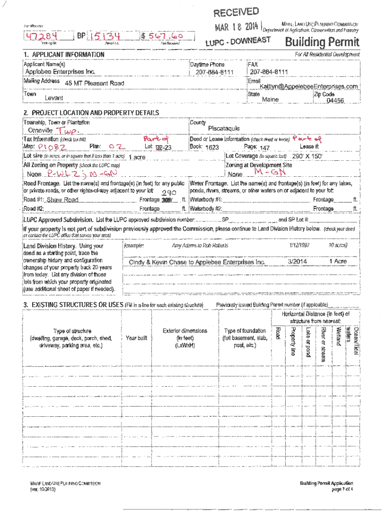 Fillable Online 4 Tracking No. Permit No. Fax Email Print - pdfFiller