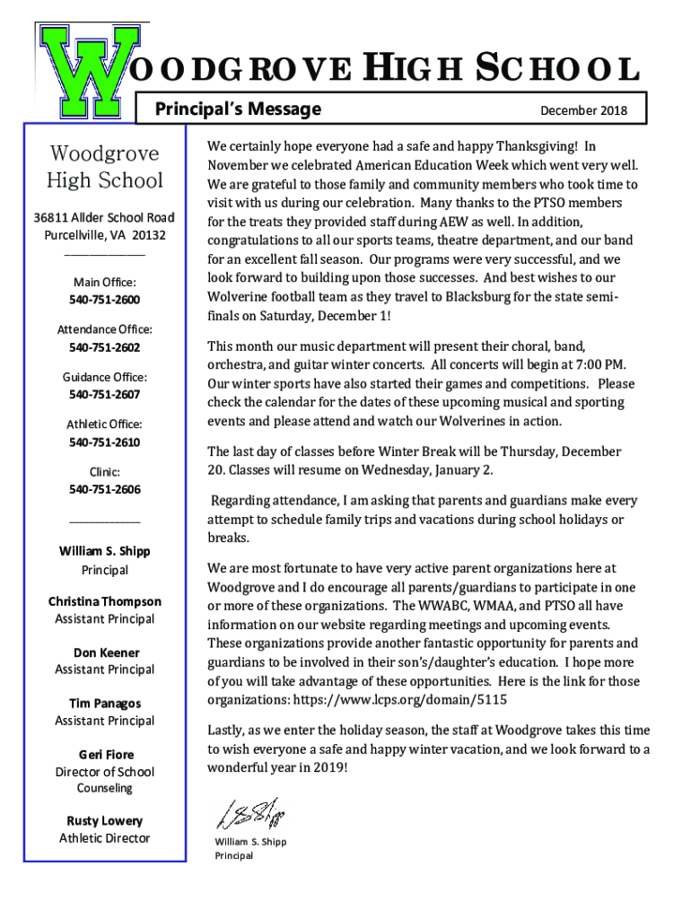 Fillable Online Woodgrove High School Purcellville VA, 20132Manta.com Fax Email Print - pdfFiller
