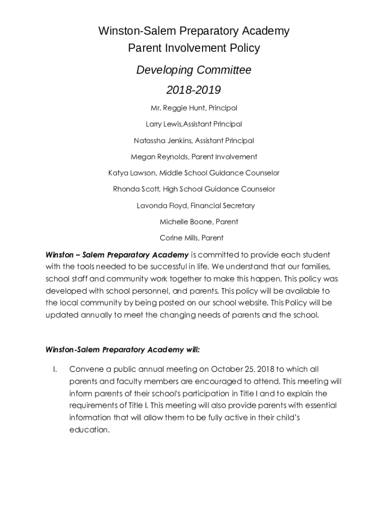 Winston-Salem Preparatory Academy - wsfcs.k12.nc.us Doc Template | pdfFiller