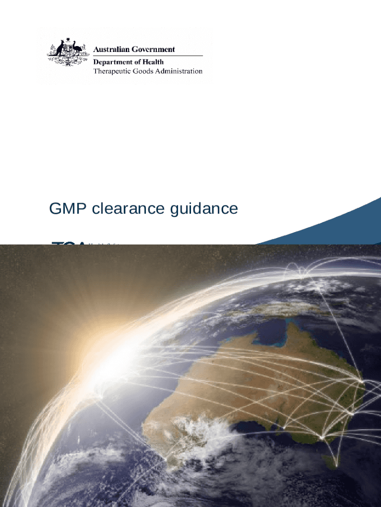 GMP clearance guidance - Therapeutic Goods Administration Doc Template ...