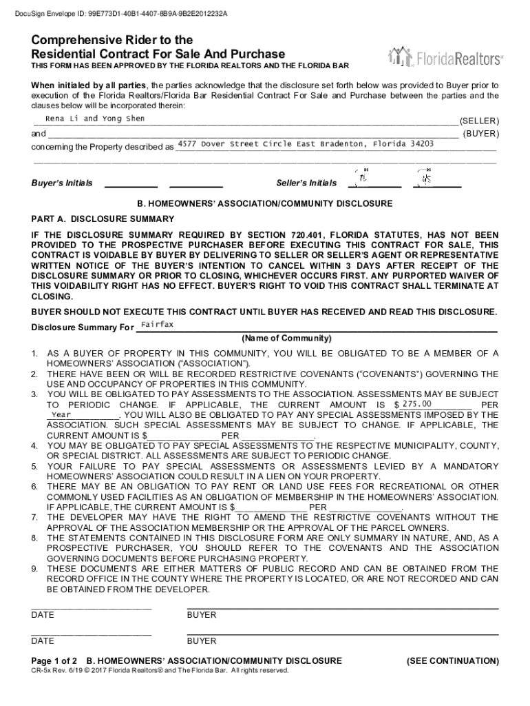 Fillable Online DocuSign Envelope ID: 99E773D1-40B1-4407-8B9A ...