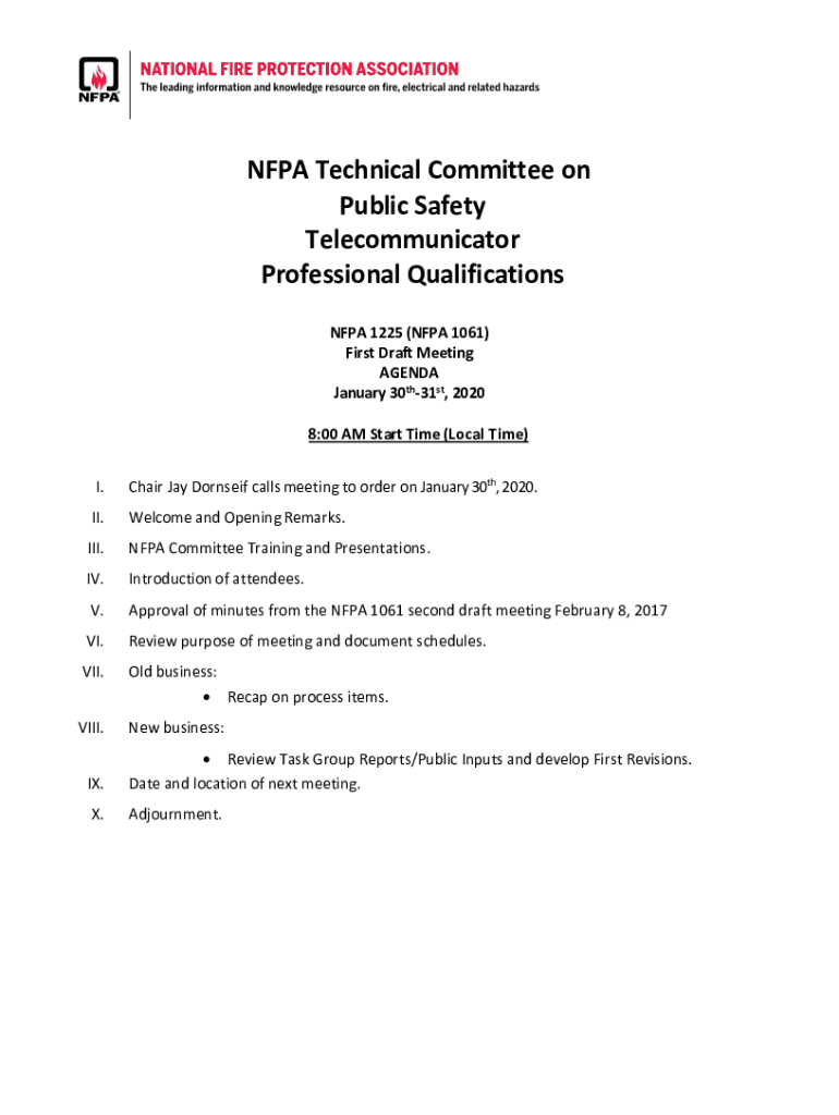 Nfpa 1225 Pdf - Fill Online, Printable, Fillable, Blank | pdfFiller