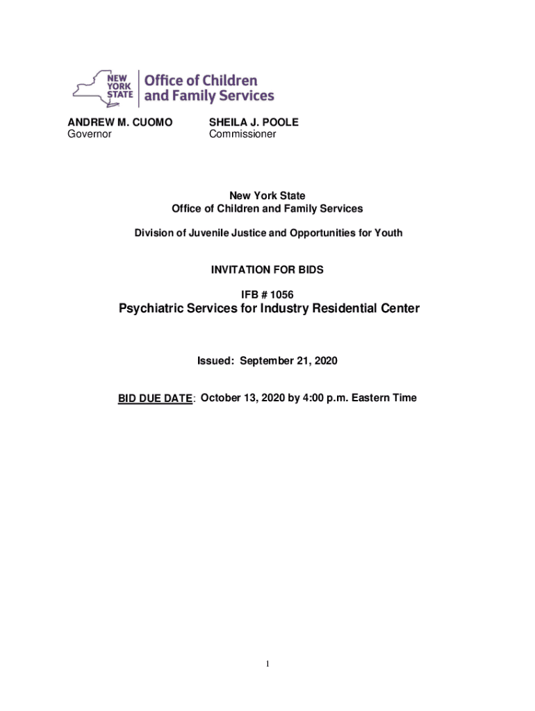 Fillable Online ocfs ny Psychiatric Services for Industry Residential ...