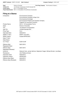Fillable Online SERFF Tracking #: ERGP-131513373 Fax Email Print ...