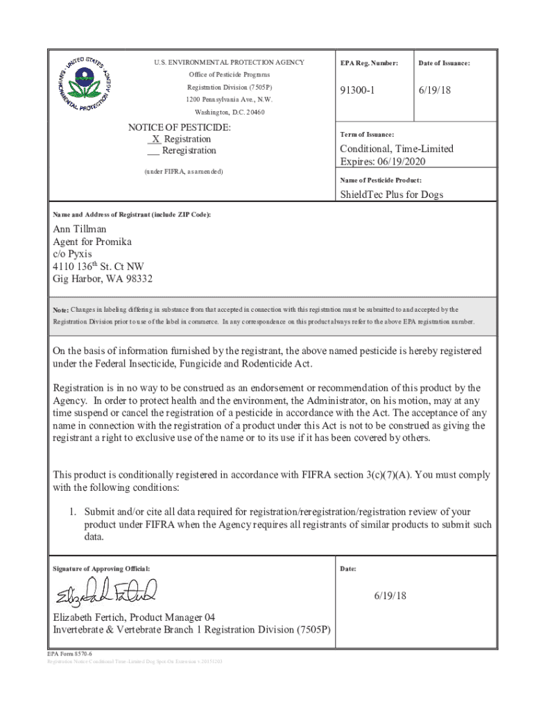 Fillable Online US EPA, Pesticide Product Label, SHIELDTEC PLUS FOR ...