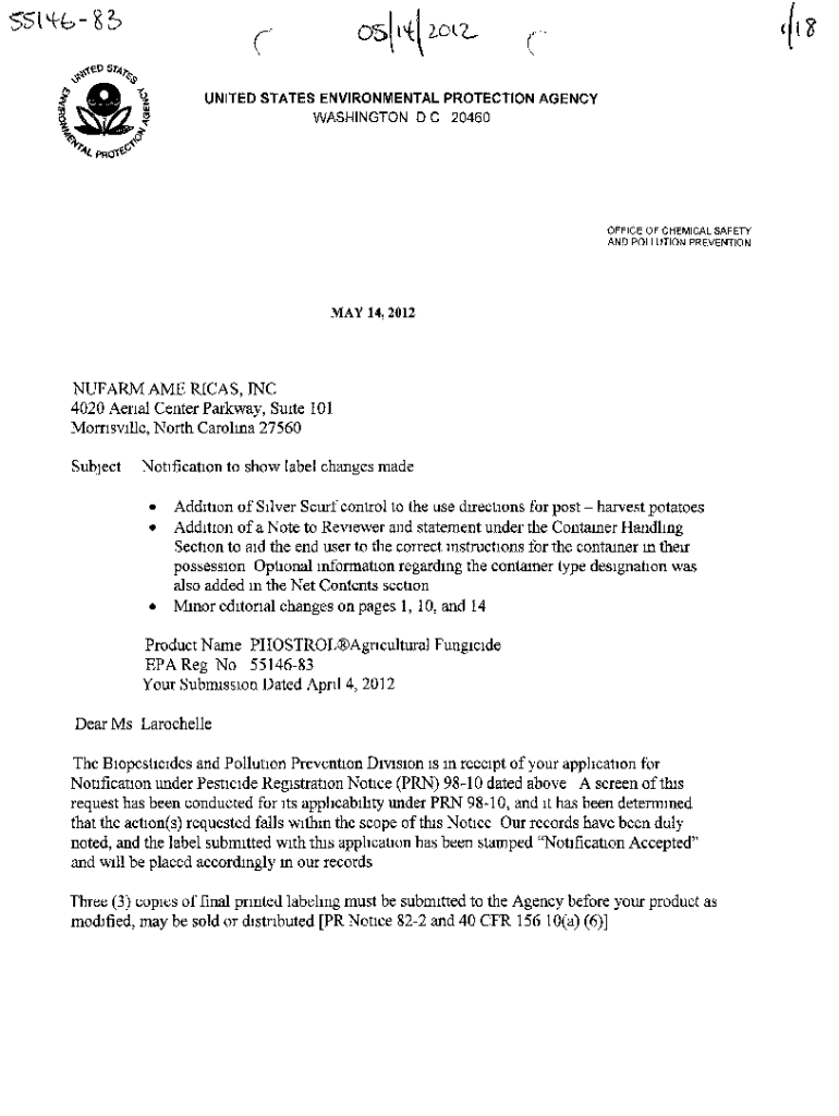 Fillable Online US EPA, Pesticide Product Label, PHOSTROL AGRICULTURAL ...