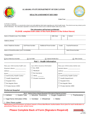 ALABAMA STATE DEPARTMENT OF EDUCATION - Free Online ... Doc Template ...