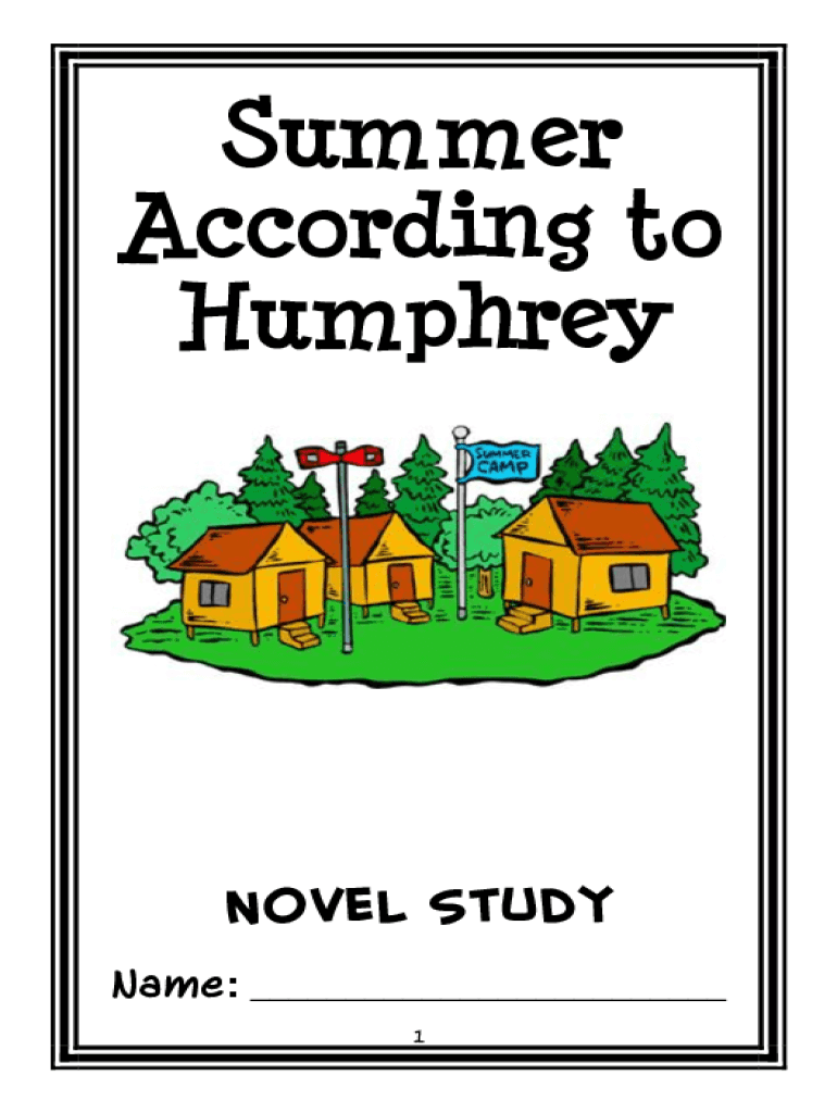 Fillable Online Summer According to Humphrey - Breakthrough Magnet ...