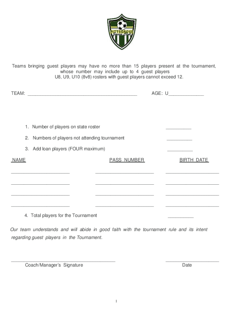 Fillable Online CCSL Bay Region and Coast Section Spring League Playing ...