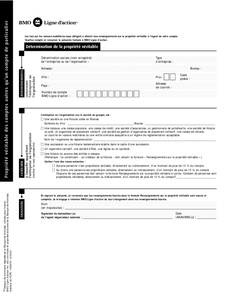 Remplissable En Ligne BMOIL.BOD.form.FR.pg1 Fax Email Imprimer - pdfFiller
