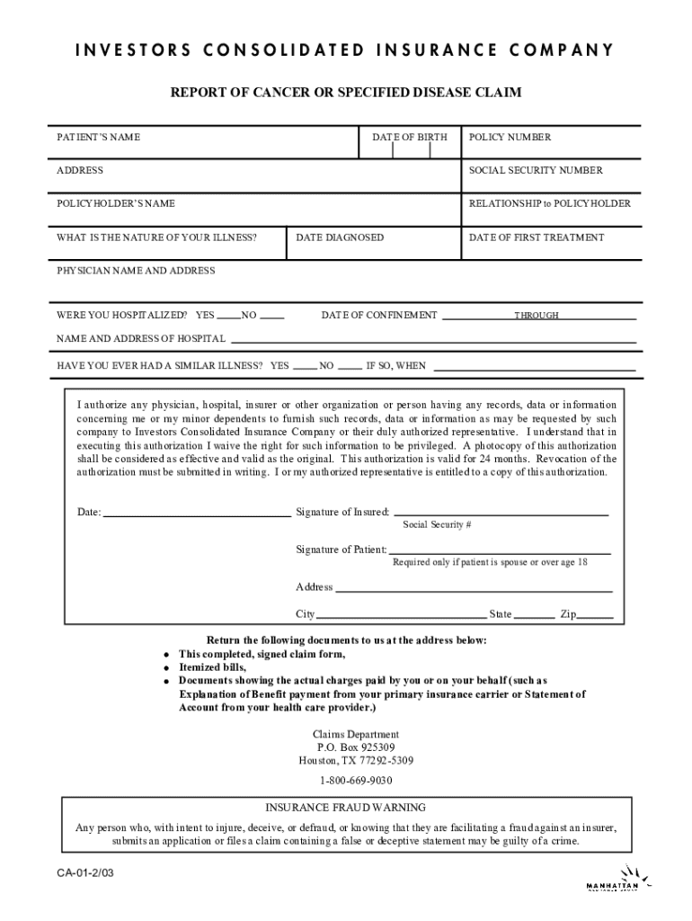 Fillable Online Disability Insurance - Forms and Publications ...