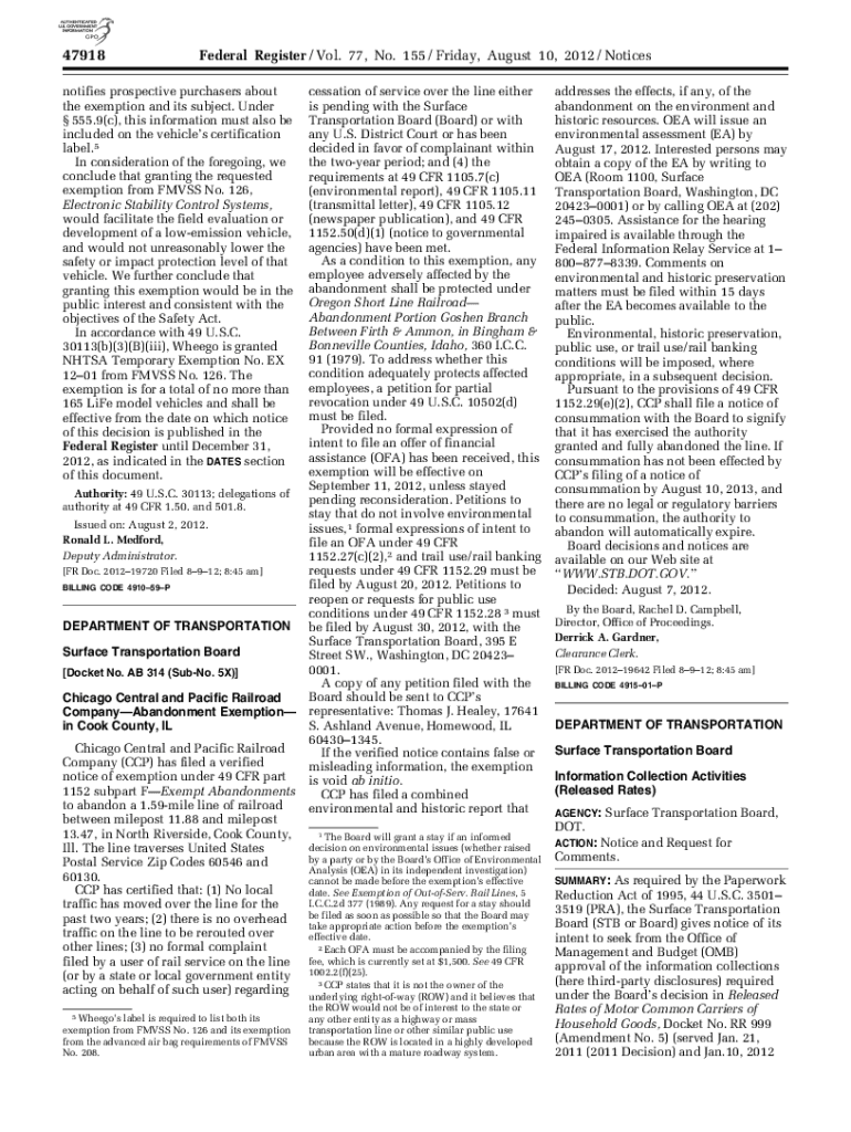 Fillable Online Federal Register /Vol. 77, No. 52/Friday, March 16 ...