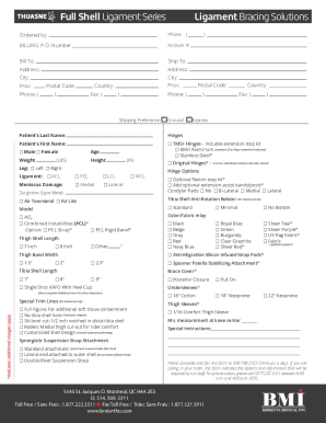 Fillable Online Evaluation of knee ligament injuries with the IKDC form ...