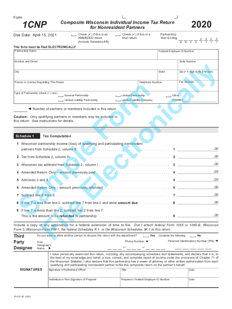 Fillable Online Prepare the Wisconsin Income Tax Amendment Form Online ...