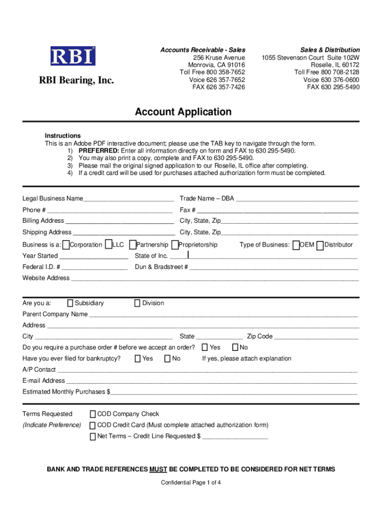 Fillable Online Accounts Receivable Services LLC Company Profile ...