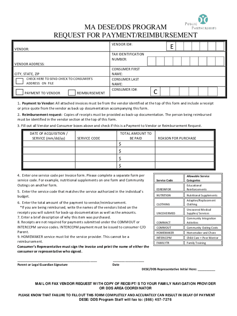 Fillable Online MA DESE/DMR PROGRAM Fax Email Print - pdfFiller
