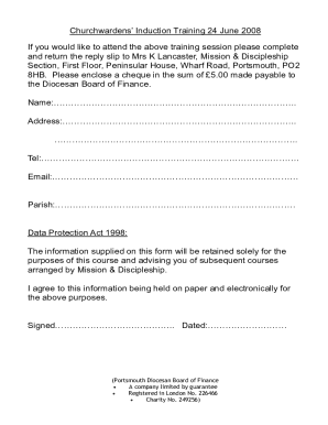 Fillable Online CW Training form for web240608 Fax Email Print - pdfFiller