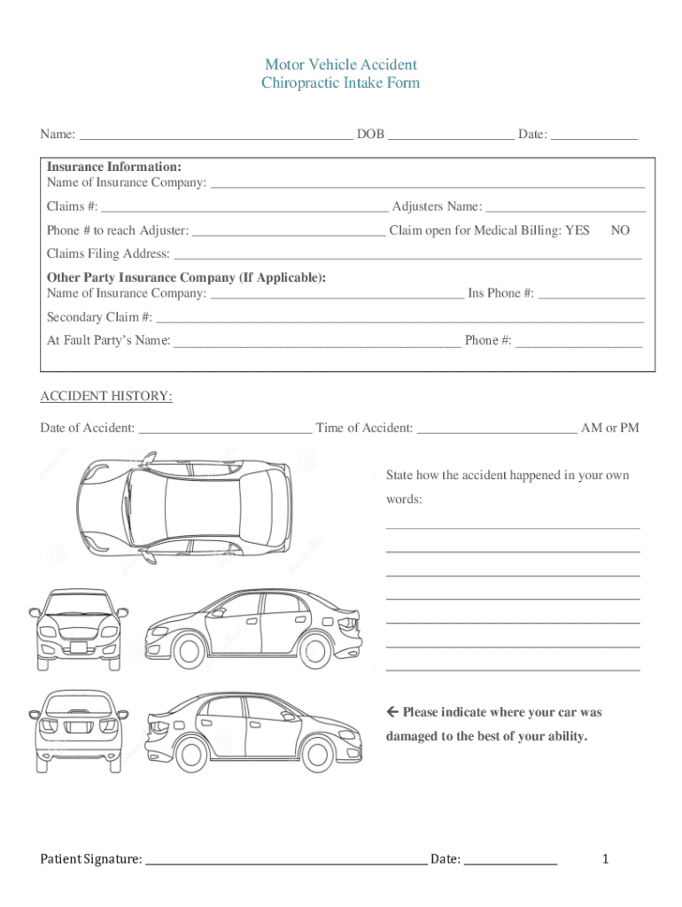 Fillable Online Name: DOB Date: Fax Email Print - pdfFiller