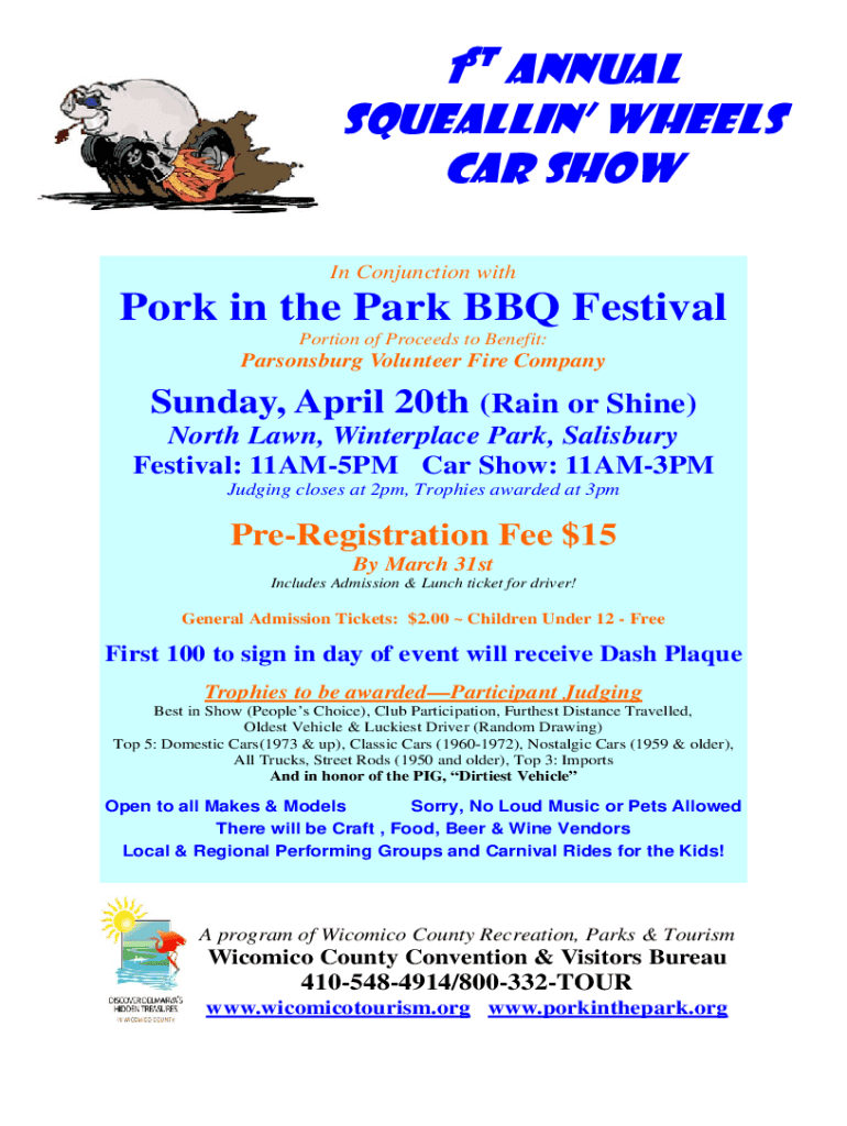 Fillable Online Squeallin Wheels Fax Email Print - pdfFiller