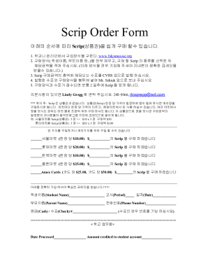 Fillable Online Scrip Order Form Fax Email Print - pdfFiller