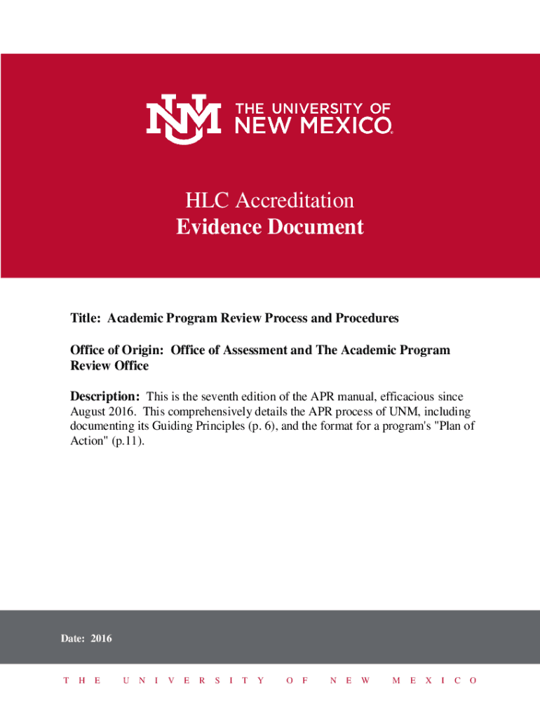 Fillable Online Academic Program Review Process and Procedures Fax ...