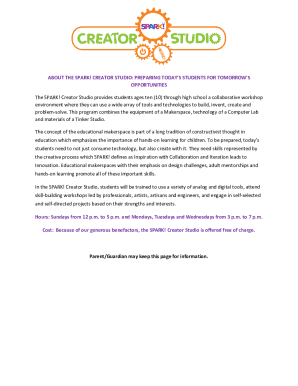 Spark - Fill Online, Printable, Fillable, Blank | pdfFiller