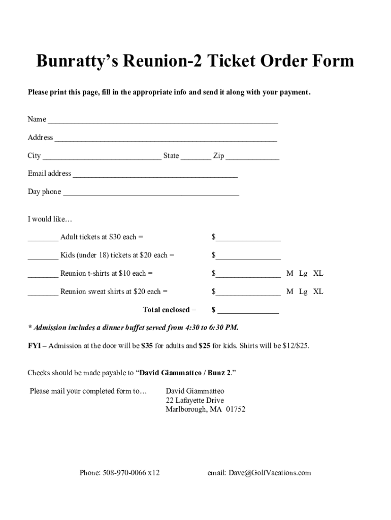 Fillable Online Printable ticket templates, party ticket ... - Print ...