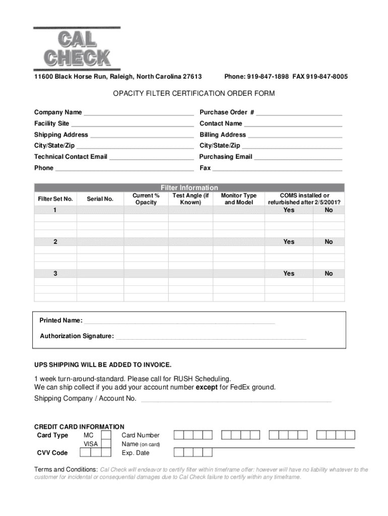 Fillable Online HI-96715-11 CalCheck standards for Ammonia MR, 0.0 and ...
