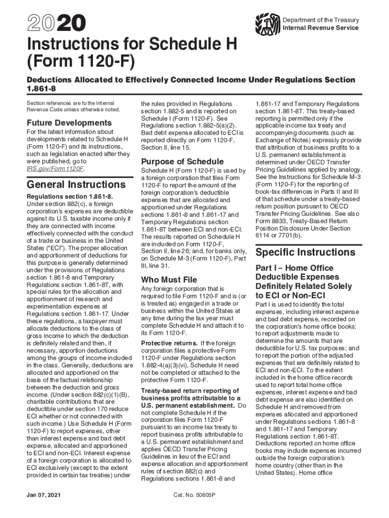 Fillable Online form 1120 h 20192020 Form 1120-H - Internal Revenue ...