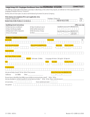 Fillable Online images pcmac Humana Enrollment Form - images Fax Email ...