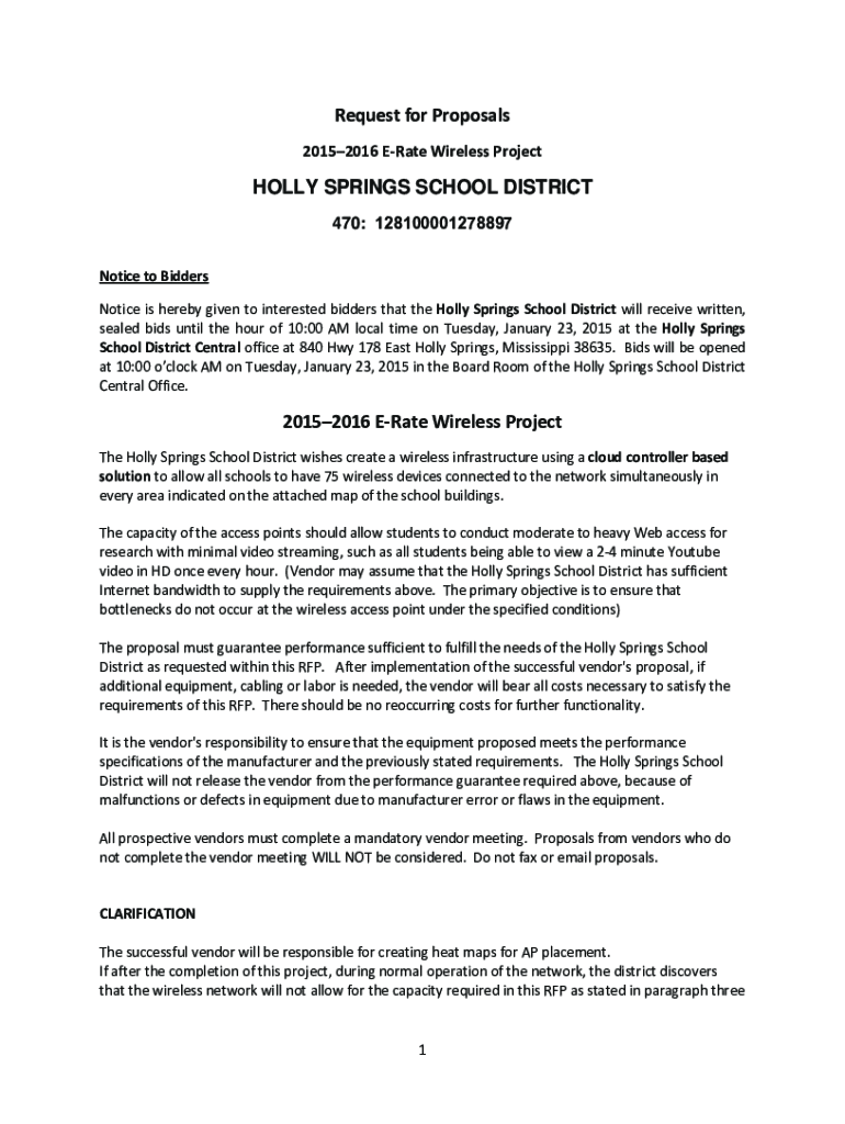 Fillable Online images pcmac Holly Springs School District Request for Proposal ... - images Fax ...
