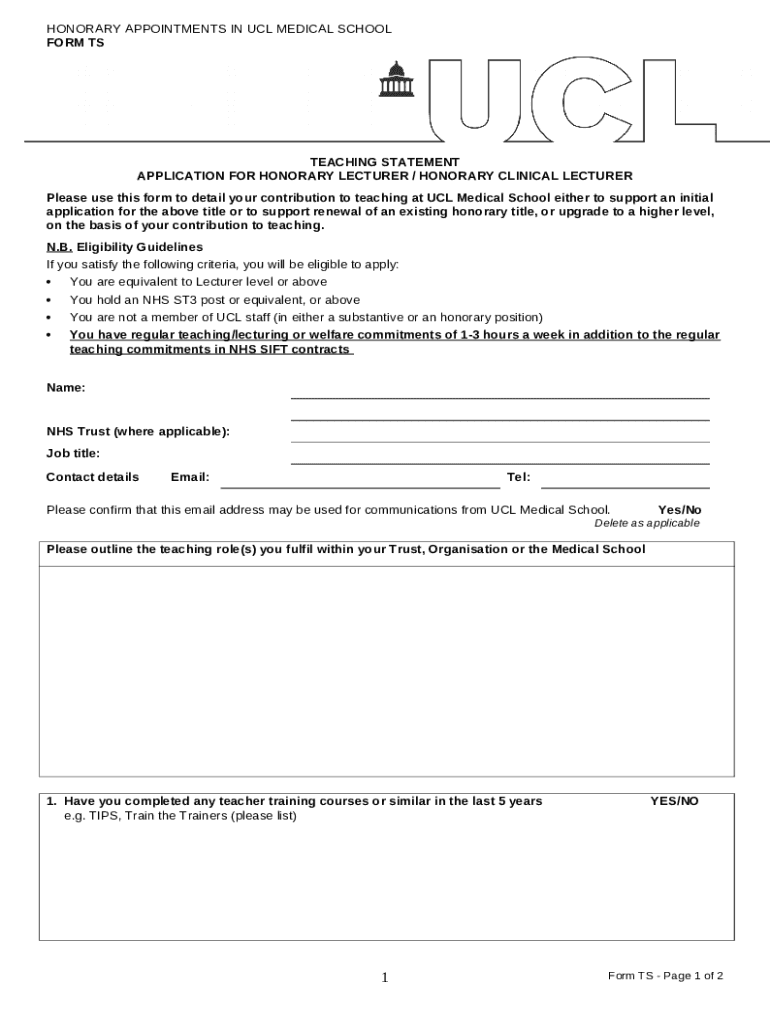 TS - UCL Doc Template | pdfFiller