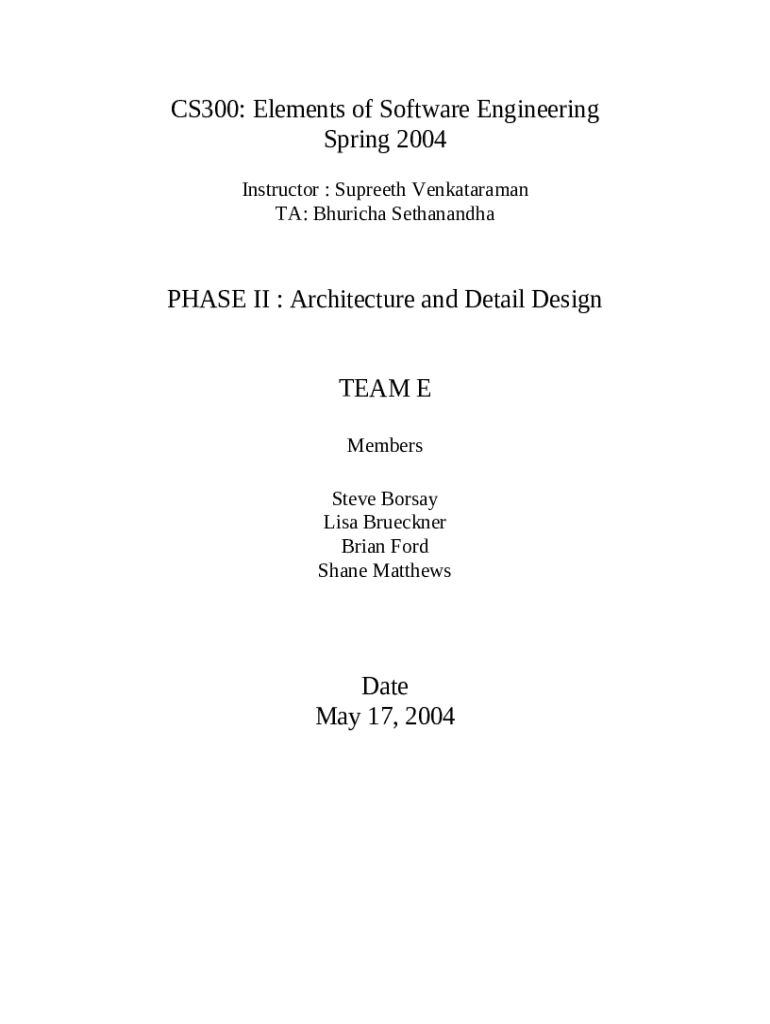 CS300 Elements Of Software Engineering Web Pdx Doc Template PdfFiller cs300-elements-of-software-engineering-web-pdx-doc-template-pdffiller