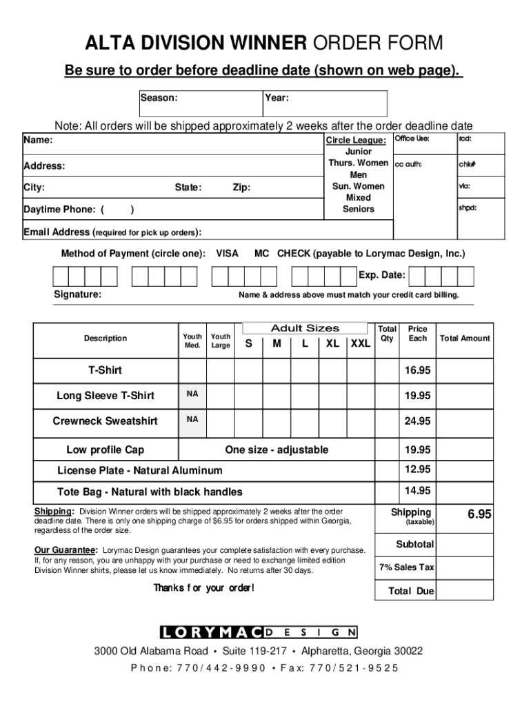Fillable Online Ami Pro - ORDRFRM3.SAM Fax Email Print - pdfFiller