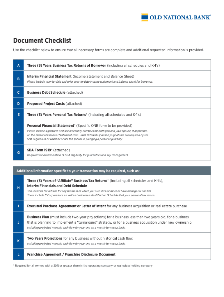 Fillable Online SBA Loan Pre-Qualification Packet Fax Email Print ...