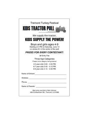 Fillable Online Kids Tractor Pull form.docx Fax Email Print - pdfFiller