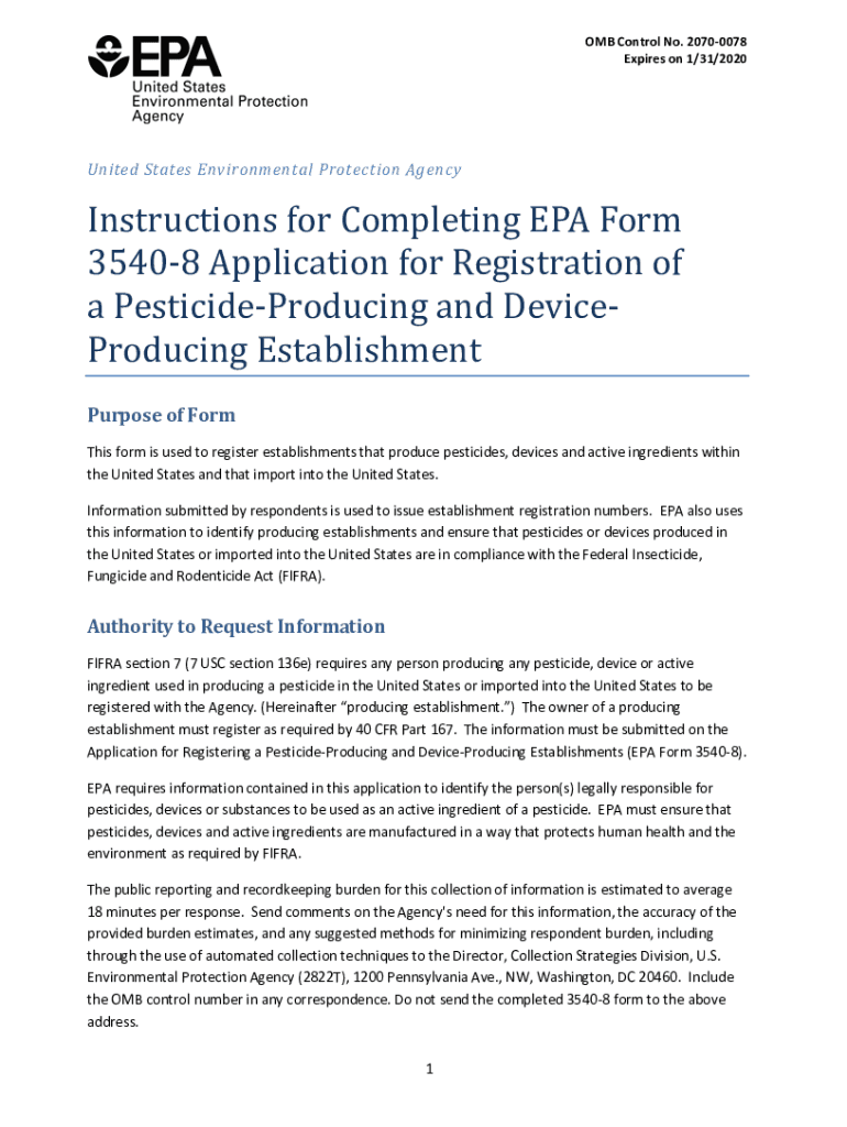 2020 2024 Form EPA 3540 8 Instructions Fill Online Printable Fillable