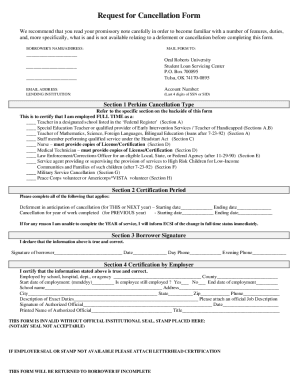 Fillable Online Cancellation of Existing Promissory Note Sample Clauses ...
